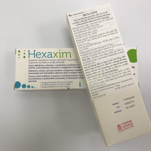 Vắc-xin Hexaxim 0.5ml (Pháp)